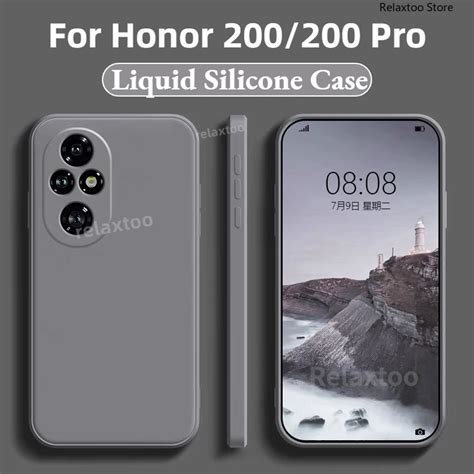 Honor Smart Square Liquid Silicone Case For Honor Pro Lite Smart Pro Smart