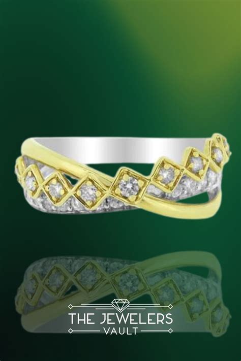 Yellow And White Overpass Ring Fashion Rings Diamond Rings