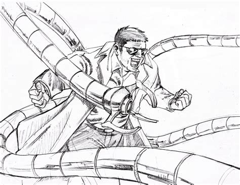 Doc Ock Coloring Pages At Free Printable Colorings