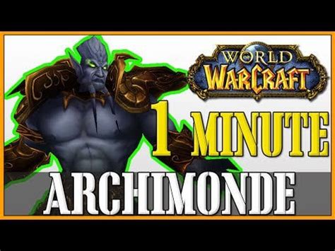 Archimonde Lore In 1 Minute Rwow