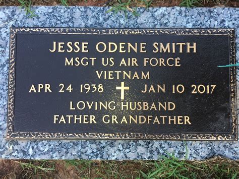 Jesse Odene Smith 1938 2017 Homenaje De Find A Grave