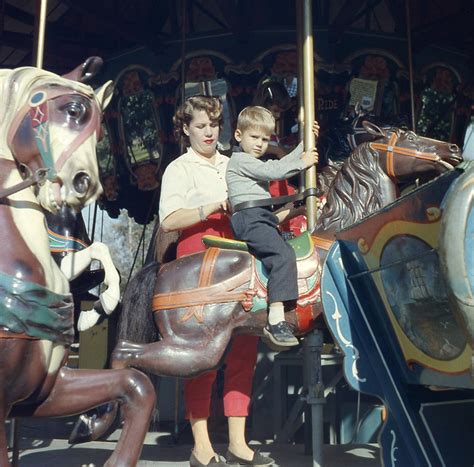 Knotts Berry Farm 1960 On Bud Hurlbuts Carousel Flickr