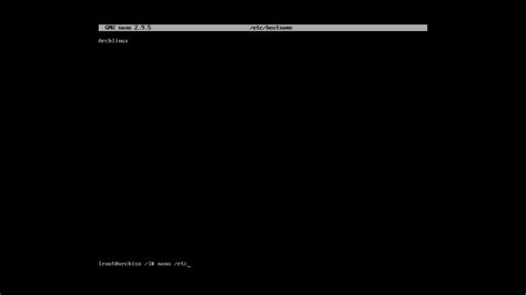 Arch Linux 18 Setting The Hostname Of Your Computer Youtube