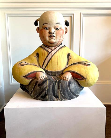 Akio Takamori Important Ceramic Sculpture Karako By Akio Takamori