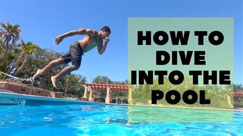 Diving Into The Pool For Beginners [fun And Effective Steps] Youtube