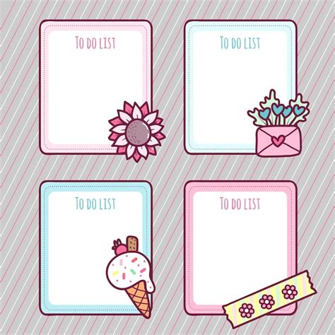 Premium Vector Hand Drawn Kawaii Doodle Notes Illustrations