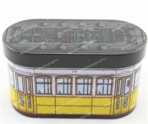 Customized Printing Small Mint Tin Oval Ellipse Shape Tin Can Bespoke