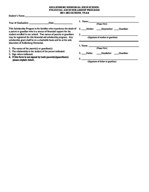 Fasp Card Kellenberg Memorial High School