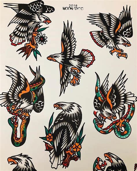 Traditional Flash Tattoos