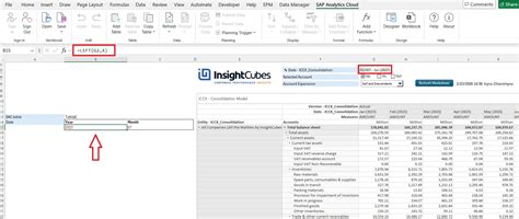 Sap Analytics Cloud Excel Add In Optimized Forecast Blocks Insightcubes