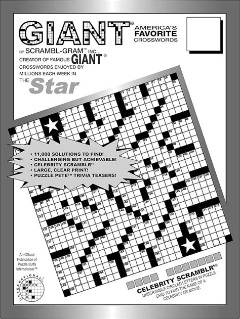 Star Crossword Puzzle Book Code Breaks Puzzle Book 160pg A5 Avalon
