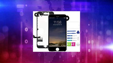 Pre Assembled Screen Replacement For Iphone 7 Black Lcd Display And Touch Screen Digitizer