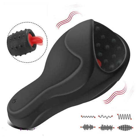 6 Modes Tongue Licking Glans Massager Masturbator
