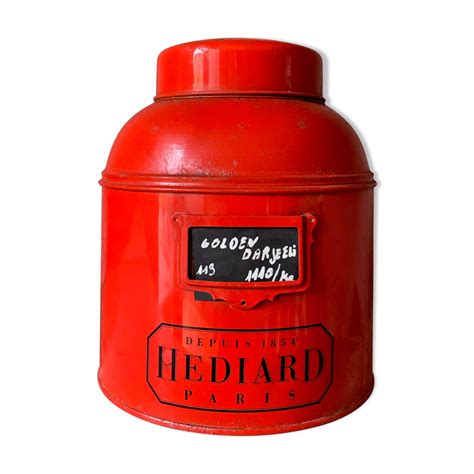 Très Grande Boite A Thé Hédiard Selency