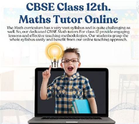 Cbse Class 12th Maths Tutor Online At Rs 300 In Delhi Id 7783087 Cbse Master Classes