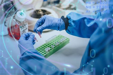 Scientist Collecting Chemical Sample Tubes Free Photo Illustration Rawpixel