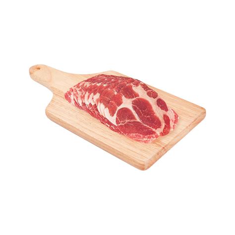 สันคอหมูสดสไลซ์ 1 กก Makro Pro