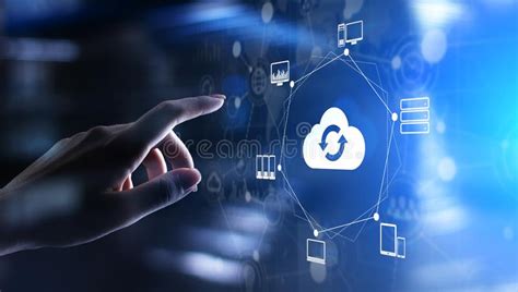 Cloud Technology Computing And Data Storage Internet And Networking