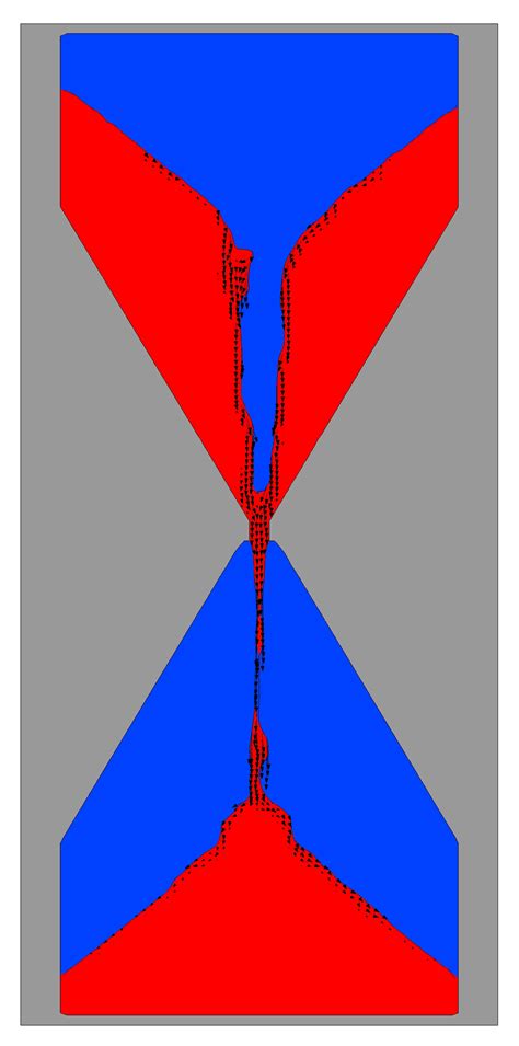 granular media model flow 3d multiphysics model