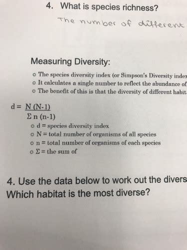 22 03 28 Biodiversity Flashcards Quizlet