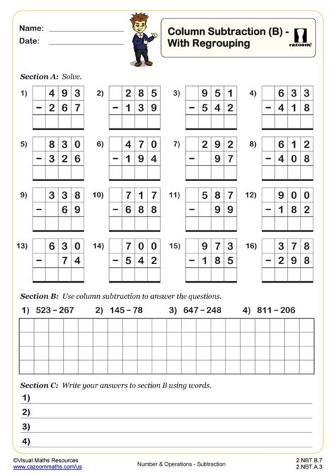 Addition And Subtraction Worksheets For Grade 2 Math Printables Fun