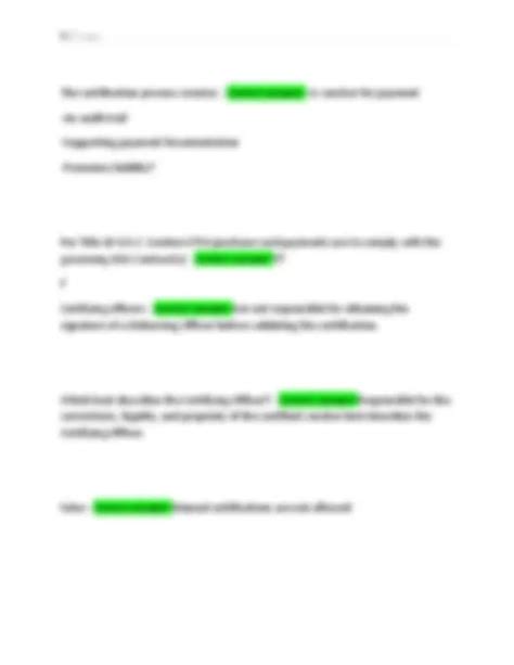 Clg 006 Certifying Officer Exam Questions With 100 Verified Solutions