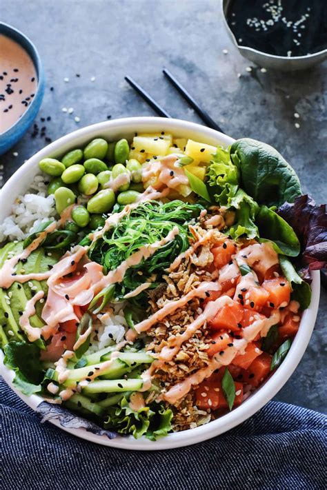 Layered Ahi Poke