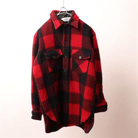 1960~70s Madeinusa Vintage Woolrich Wool Jacket Buffalo Check 321048