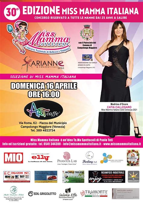 Selezione Miss Mamma Italiana 2023 a Campolongo Maggiore (Venezia)