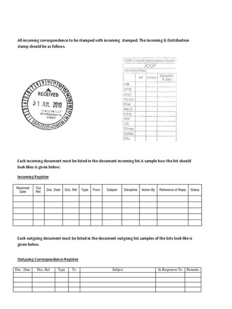 Document Control Procedure Pdf