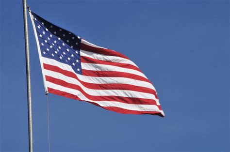 American Flag Waving For Powerpoint
