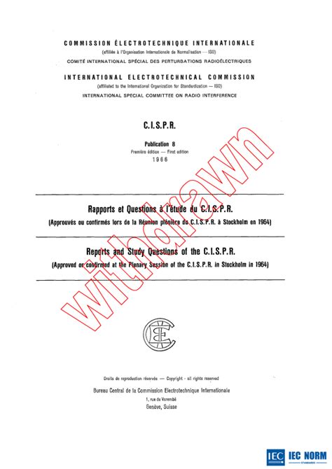 Cispr 81966 Pdf Iec Norm Store