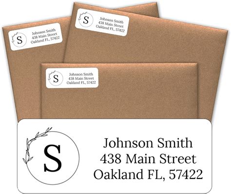 Return Address Labels Personalized Stickers 60
