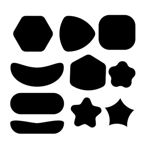 Premium Vector Organic Shape Element