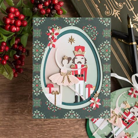 Decorative Die Set Build And Layer Nutcracker And Ballerina