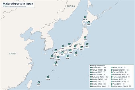 Major Airports In Japan Mappr