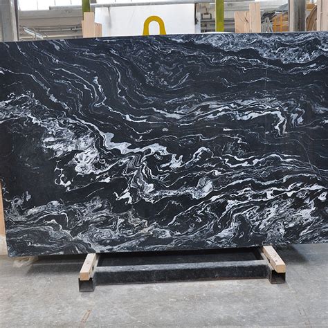 Picasso Black Marble Slabs