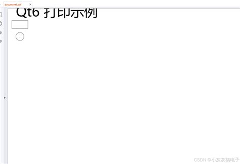 Qt 使用打印机详解 技术栈