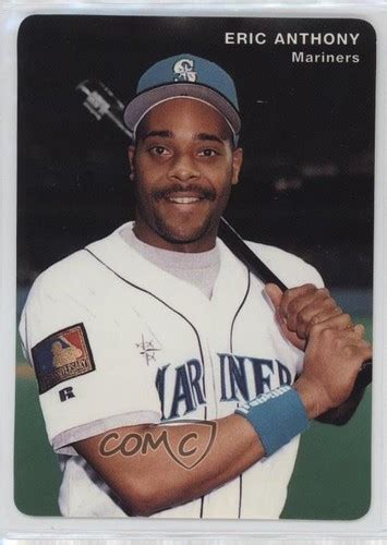 1994 Mothers Cookies Seattle Mariners Stadium Giveaway Eric Anthony 3