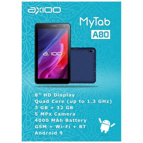 Axioo Mytab A80 Tablet 3gb32gb