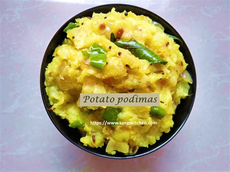 Potato Podimas Urulaikilangu Podimas Recipe Sangskitchen
