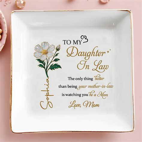To My Daughter In Law Watching You Be A Mom Flower Design Custom