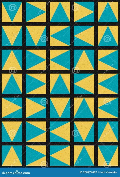 Abstract Geometric Pattern Generative Computational Art Illustration