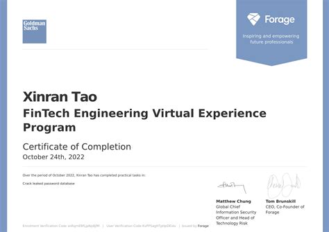 Fintech Engineering Virtual Experience Program My Portfolio