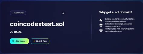 Solana Name Service How To Create Your Own Sol Domain Coincodex