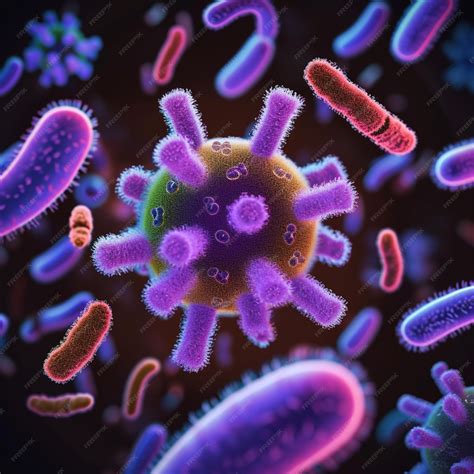 Microbe Inspection Bacteria Under Microscope Scientific Research