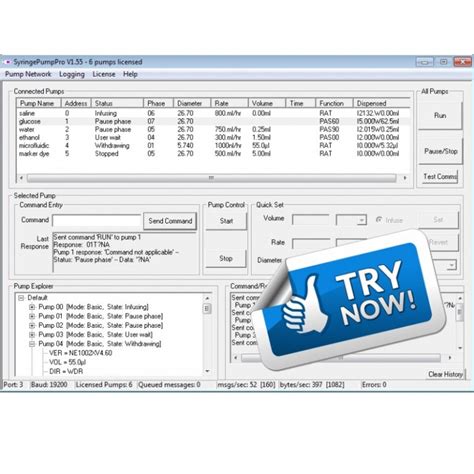 Syringepumppro Software Syringepumps Distributed By Kf Technology