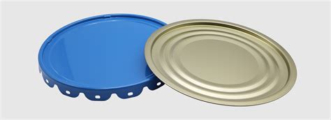 283mm Conical Metal Container Covers Simpler Tec Metal Packaging