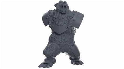 Space Bears Dread Bear Cyber Fusion Dreadnaught 3d Printed Miniatures Tabletop Time Etsy