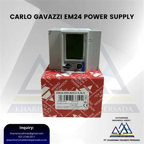 Carlo Gavazzi Em24 Power Supply Kharisma Tekindo Persada